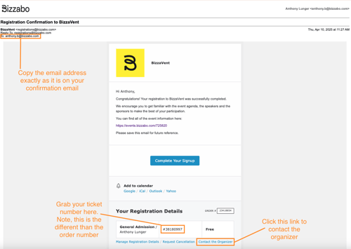 Bizzabo | Attendee Agenda Login Guide